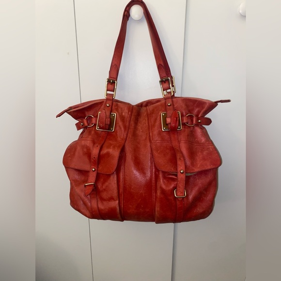 Elliott Lucca | Bags | Orange 9s Style Deep Shoulder Bag | Poshmark